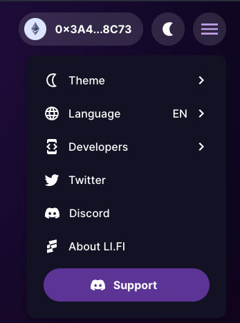 Update ToS and add hamburger index to UI · Issue #3814 · connext/monorepo · GitHub