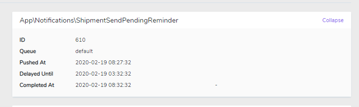 Delayed at is Wrong · Issue #771 · laravel/horizon · GitHub