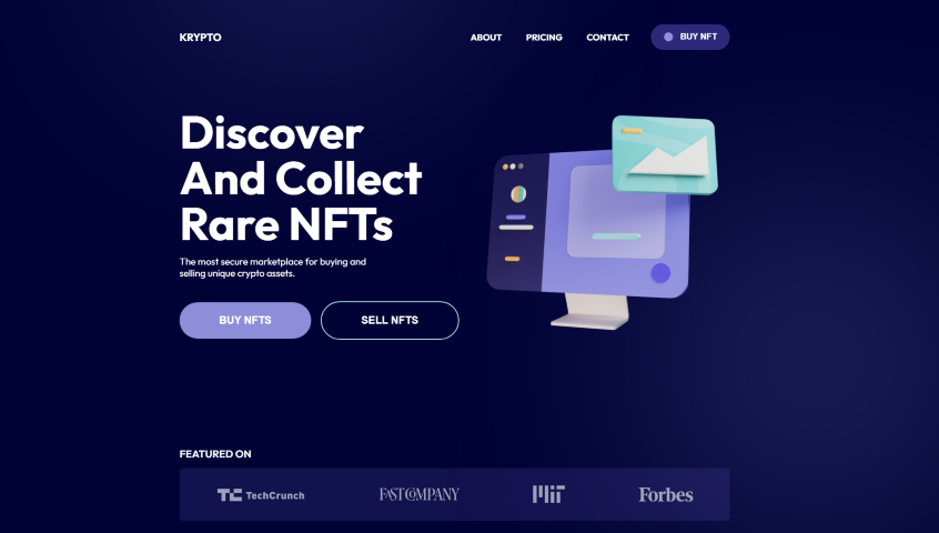 GitHub - claudiuzav/nft-figmaDesign-clone