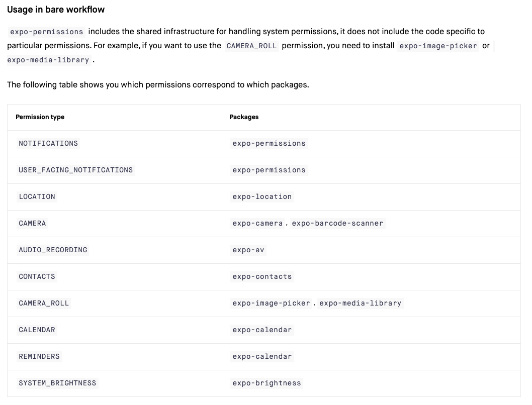 [ios] SDK 36 permissions require individual modules to be installed for askAsync to work · Issue ...