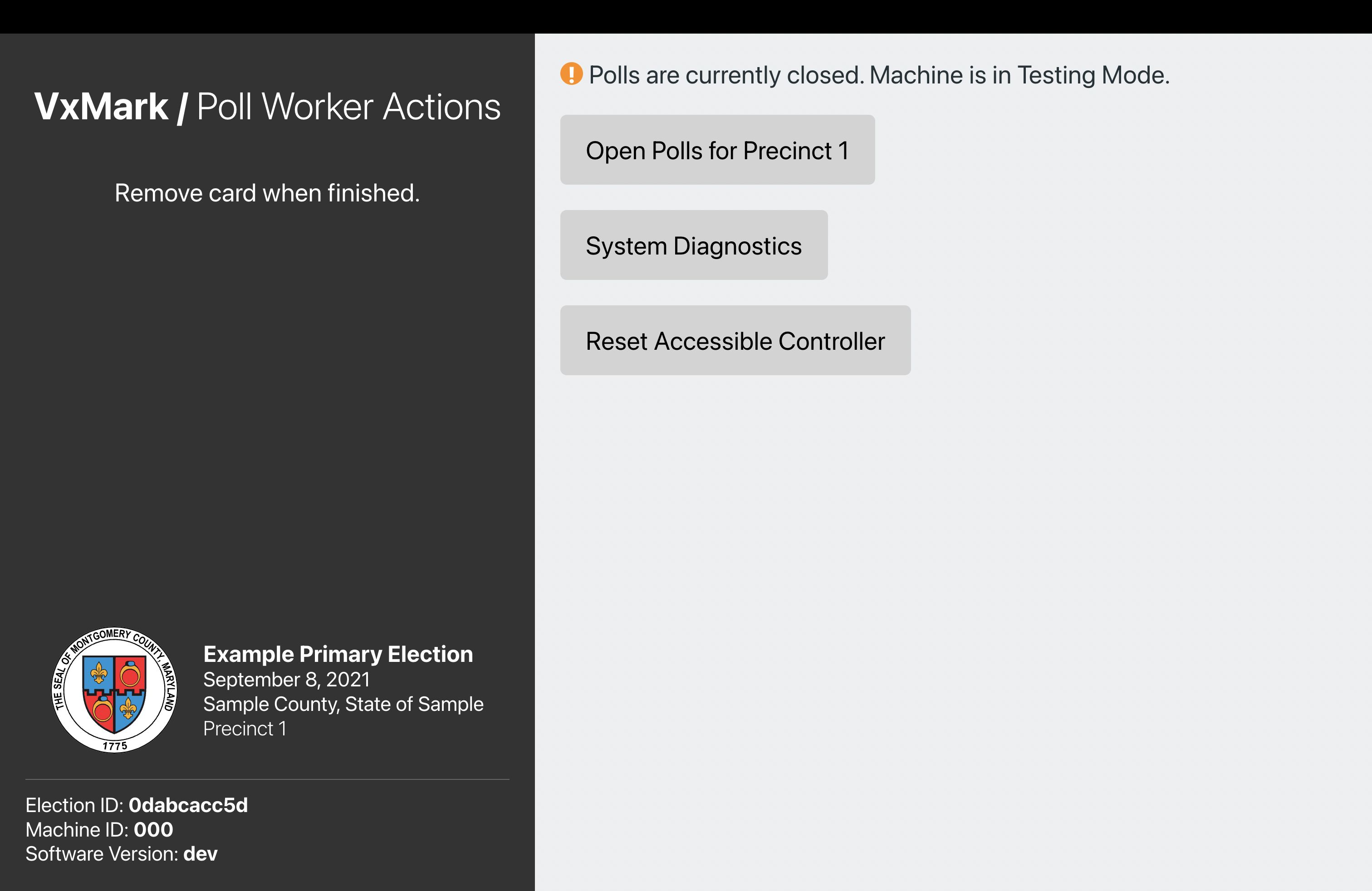 VxMark: simplify poll worker ballot activation screen · Issue #2163 · votingworks/vxsuite · GitHub