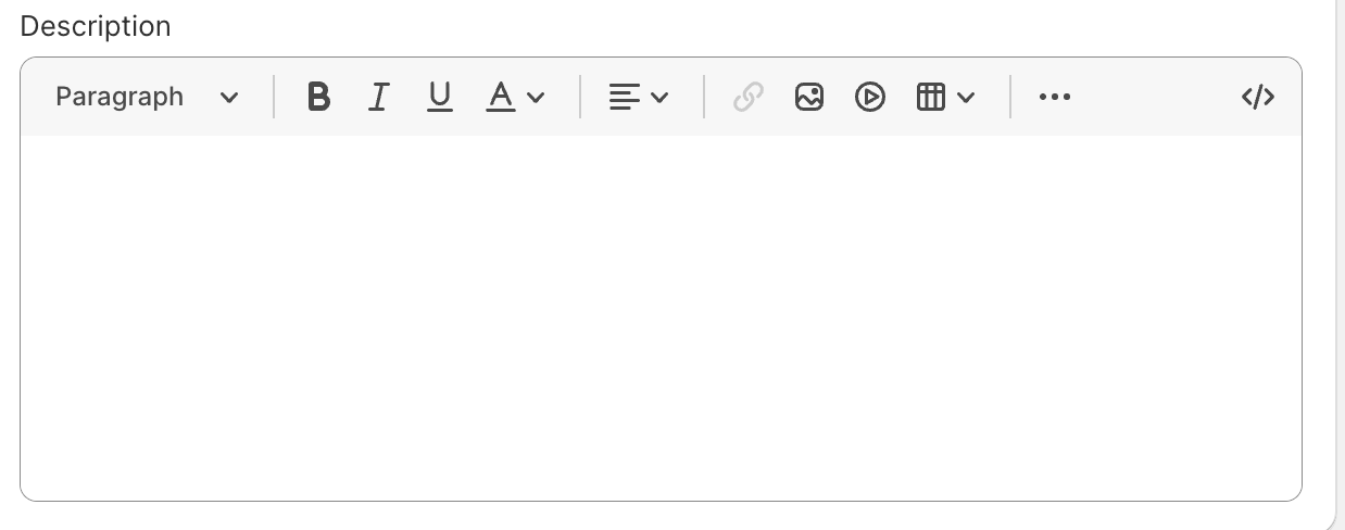 [Admin UI] Rich Text Field component · Issue #1339 · Shopify/ui ...