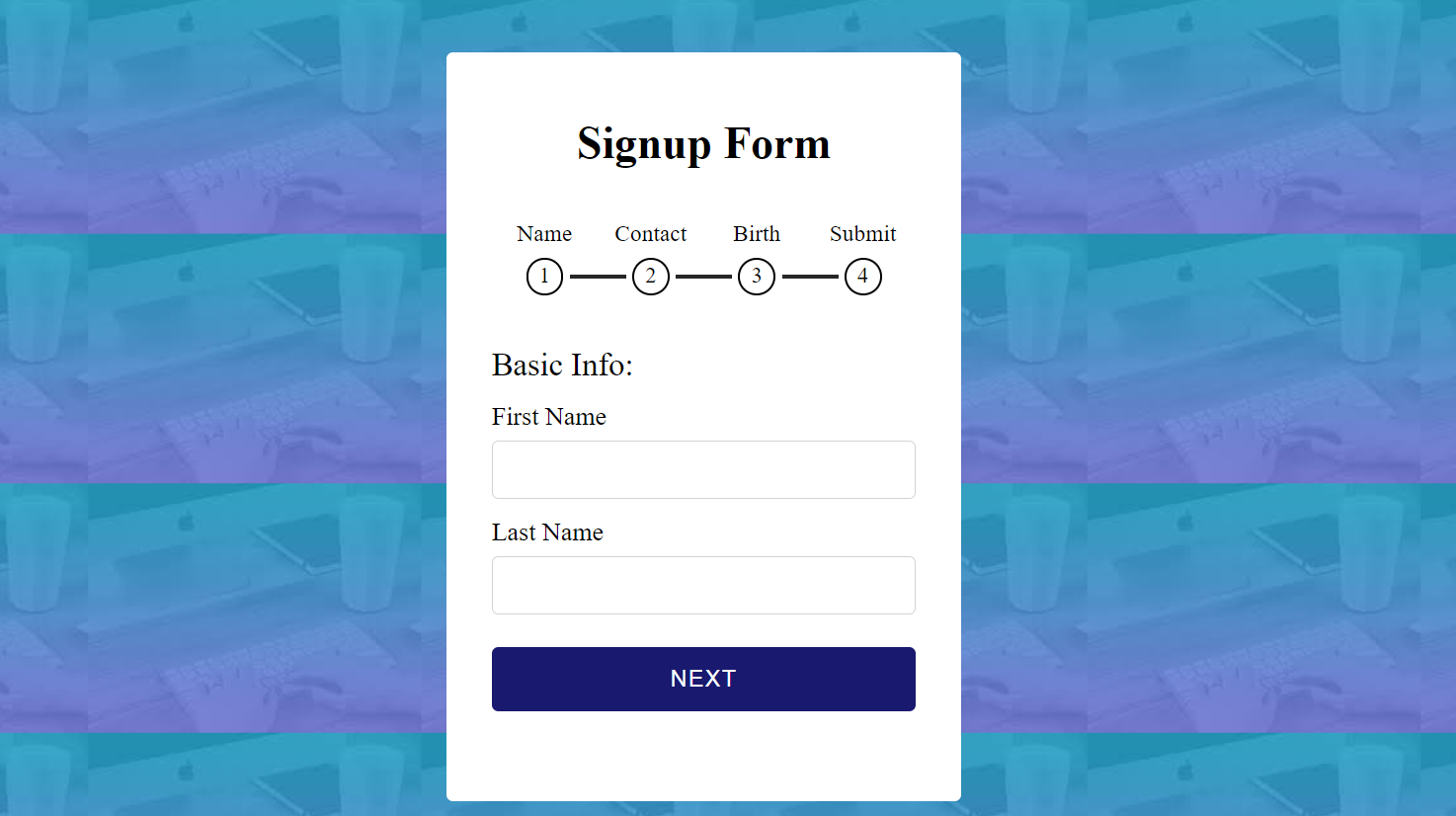 GitHub - me-priyanka/Signup-form