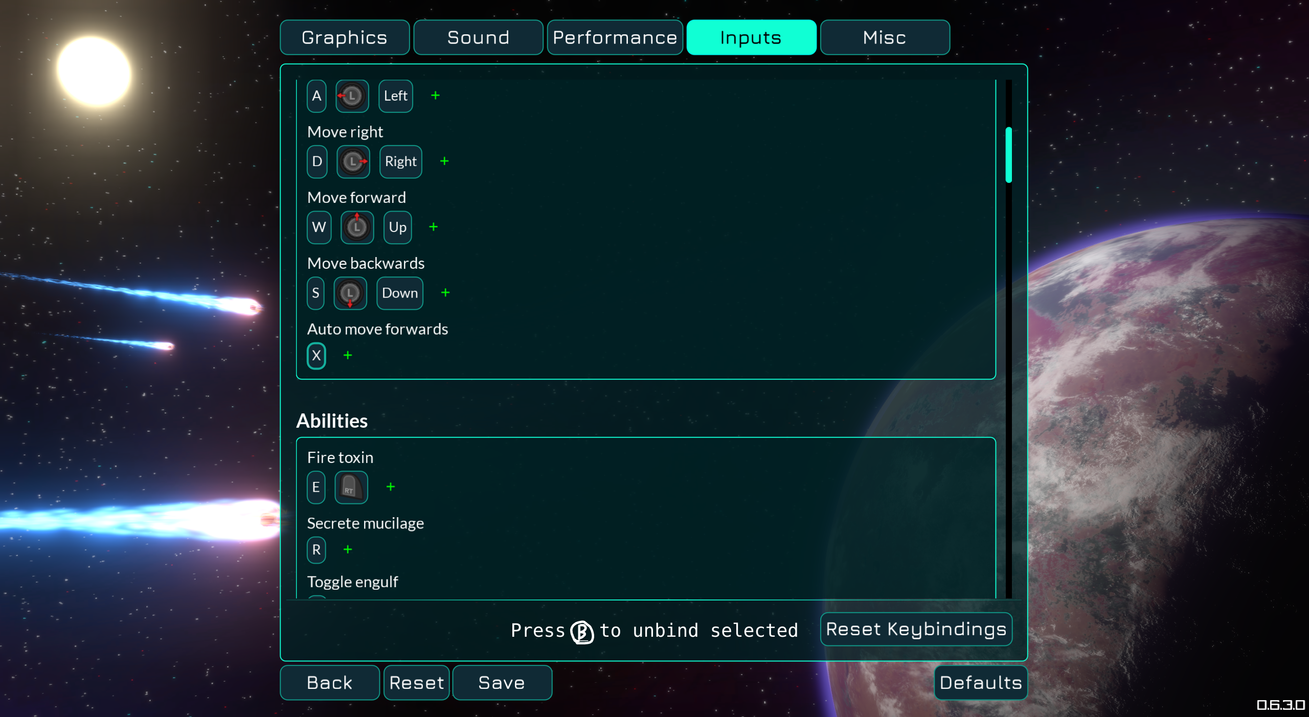 Add prompt for the delete keybinding controller button in the keybindings menu · Issue #4049 ...