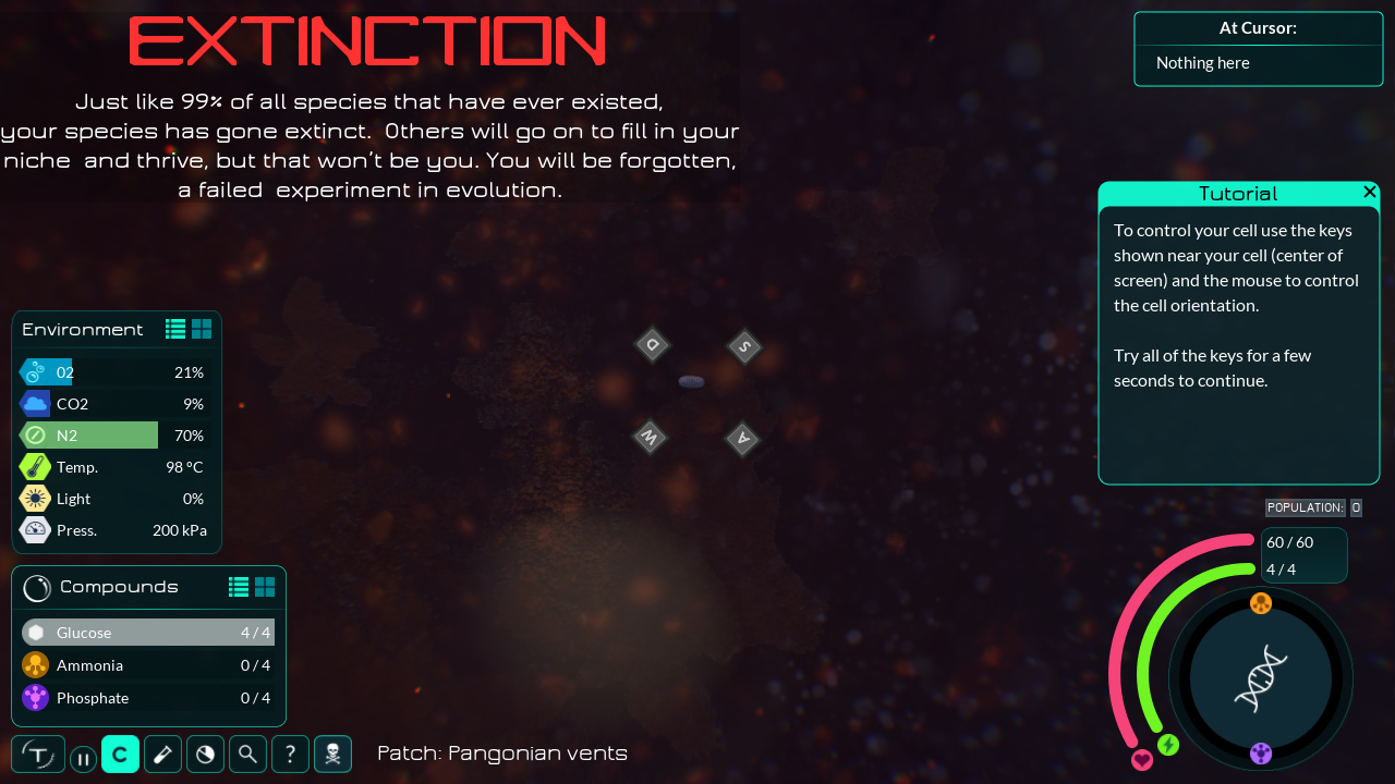Win and extinction screens are shown not centered · Issue #1705 · Revolutionary-Games/Thrive ...