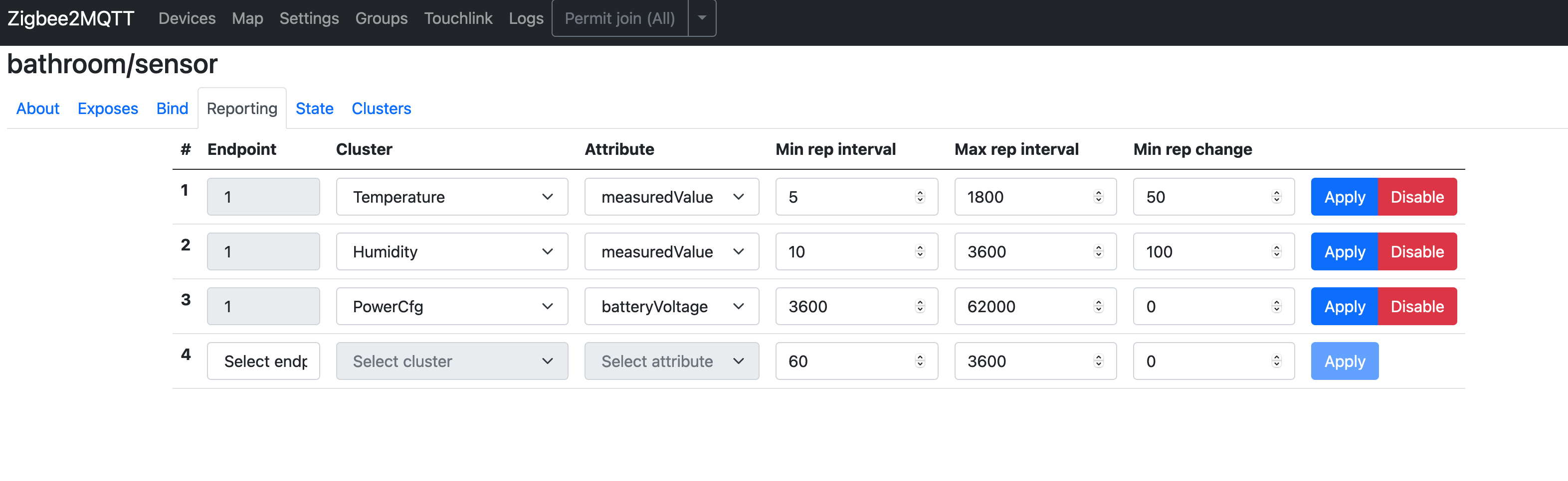 Allow to tweak configureReporting parameters per 'device' · Issue #4321 · Koenkk/zigbee2mqtt ...
