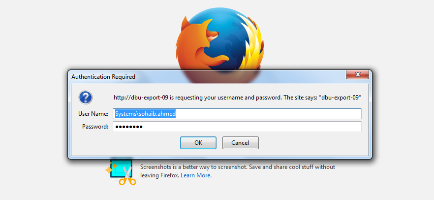 Need To Handle Auth Popup Through Selenium Webdriver On Firefox