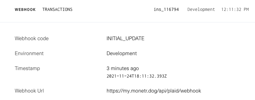 bug: Initial Plaid Setup failing webhook · Issue #378 · monetr/monetr · GitHub