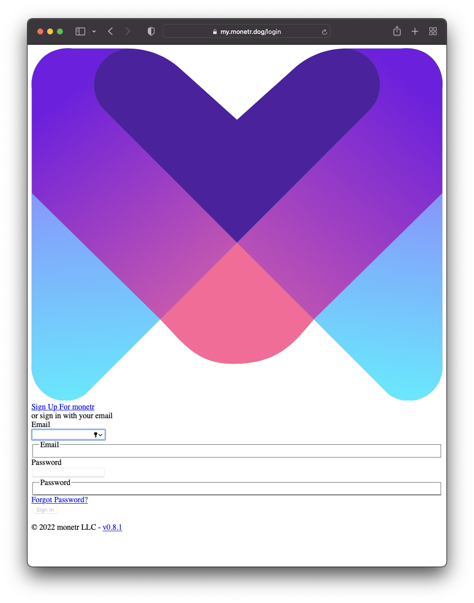 bug: Styles not loading properly on Safari or mobile browsers. · Issue #528 · monetr/monetr · GitHub