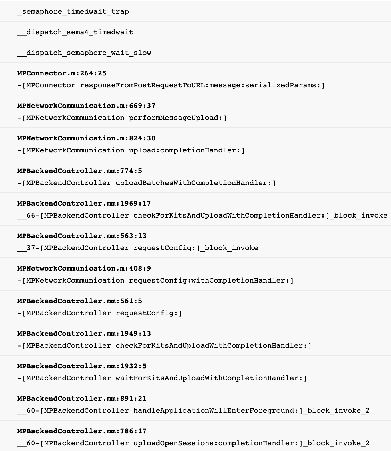 Crash spike · Issue #135 · mParticle/mparticle-apple-sdk · GitHub