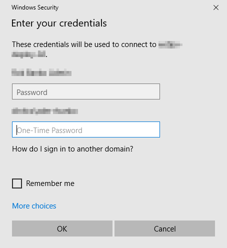 Feature: Support onetime password · Issue #1484 · mRemoteNG/mRemoteNG · GitHub