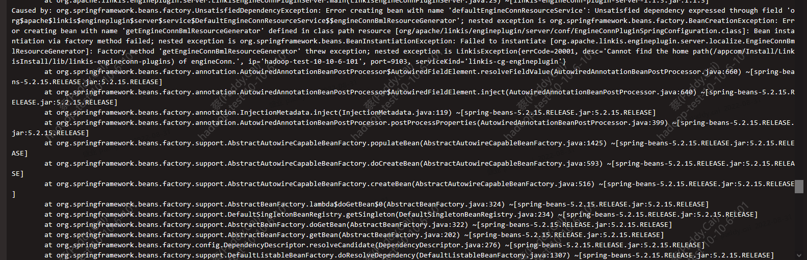 linkis-cg-engineplugin启动失败！Gateway未启用token认证，请采用其他认证方式! · Issue #3168 · apache/linkis · GitHub
