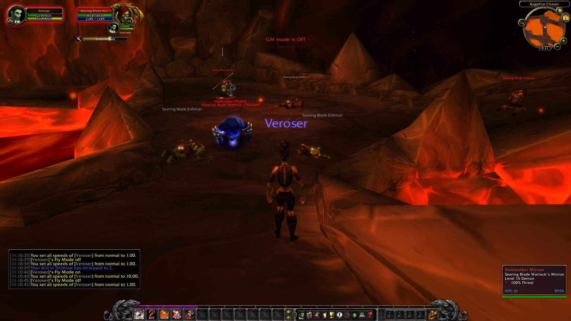 DB/Creature: Voidwalker Minions in Ragefire Chasm not attacking · Issue #26994 · TrinityCore ...