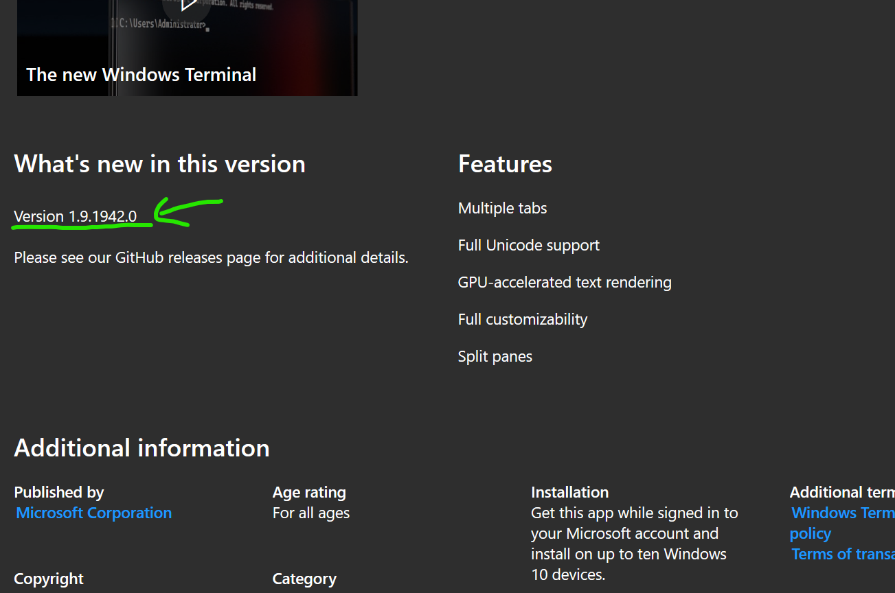 v1.10.2383.0 update missing on Microsoft Store on Windows 10 · Issue ...
