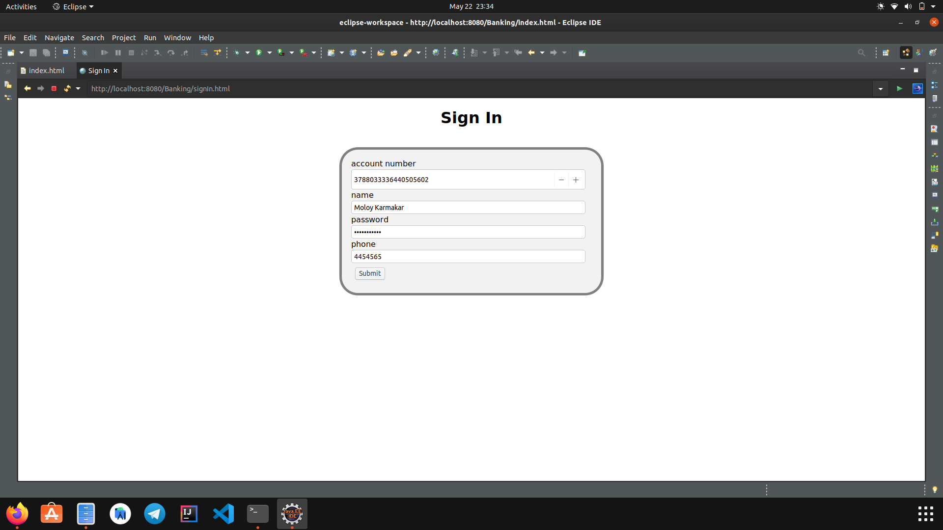 GitHub - Chittadeep/Banking