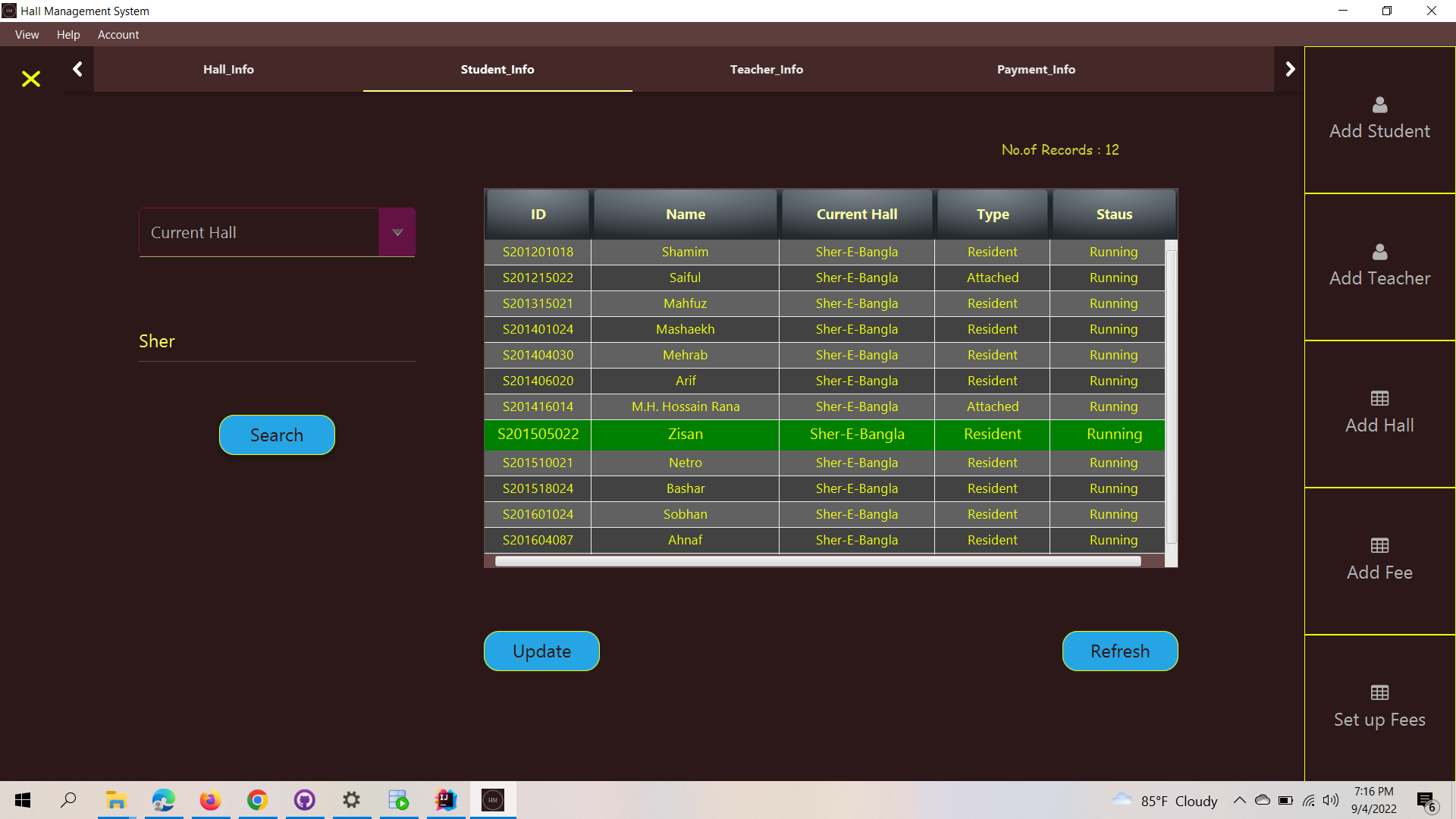 GitHub - bPapan/Residential-Hall-Management-System: A Java project for ...