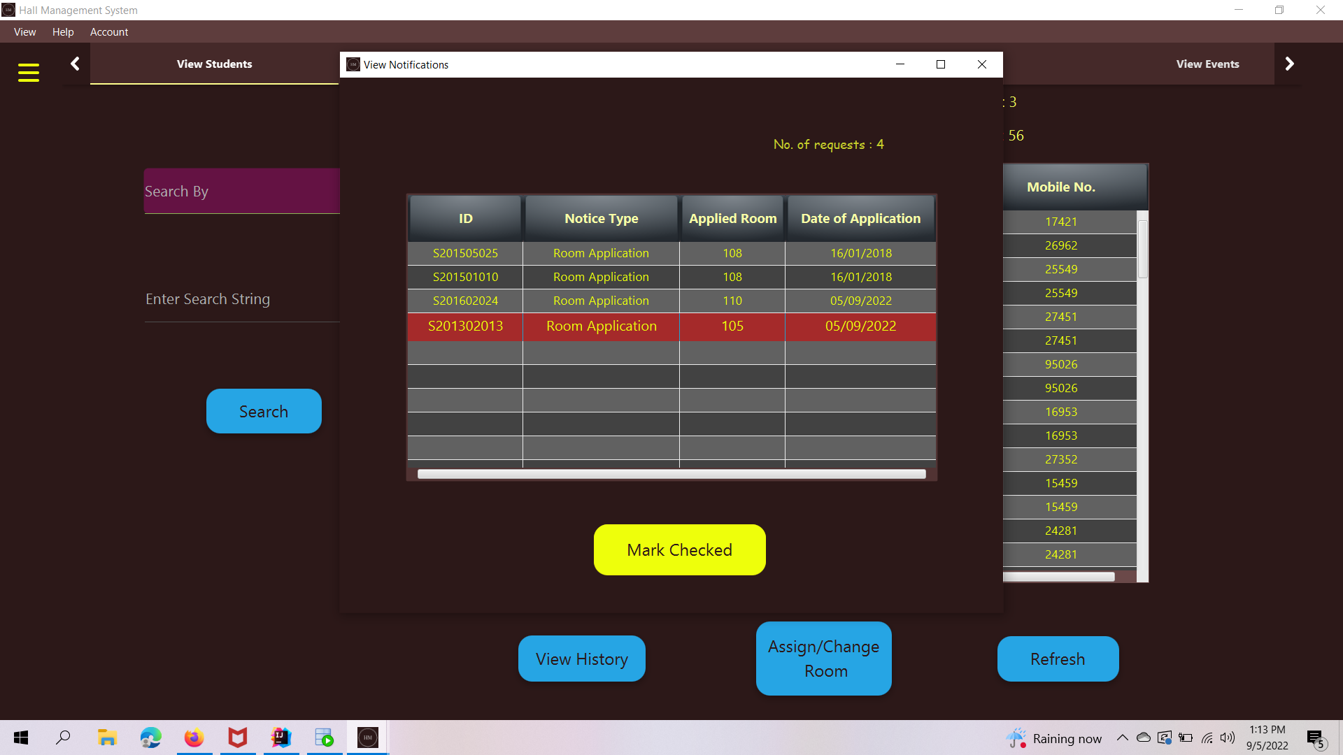GitHub - bPapan/Residential-Hall-Management-System: A Java project for ...