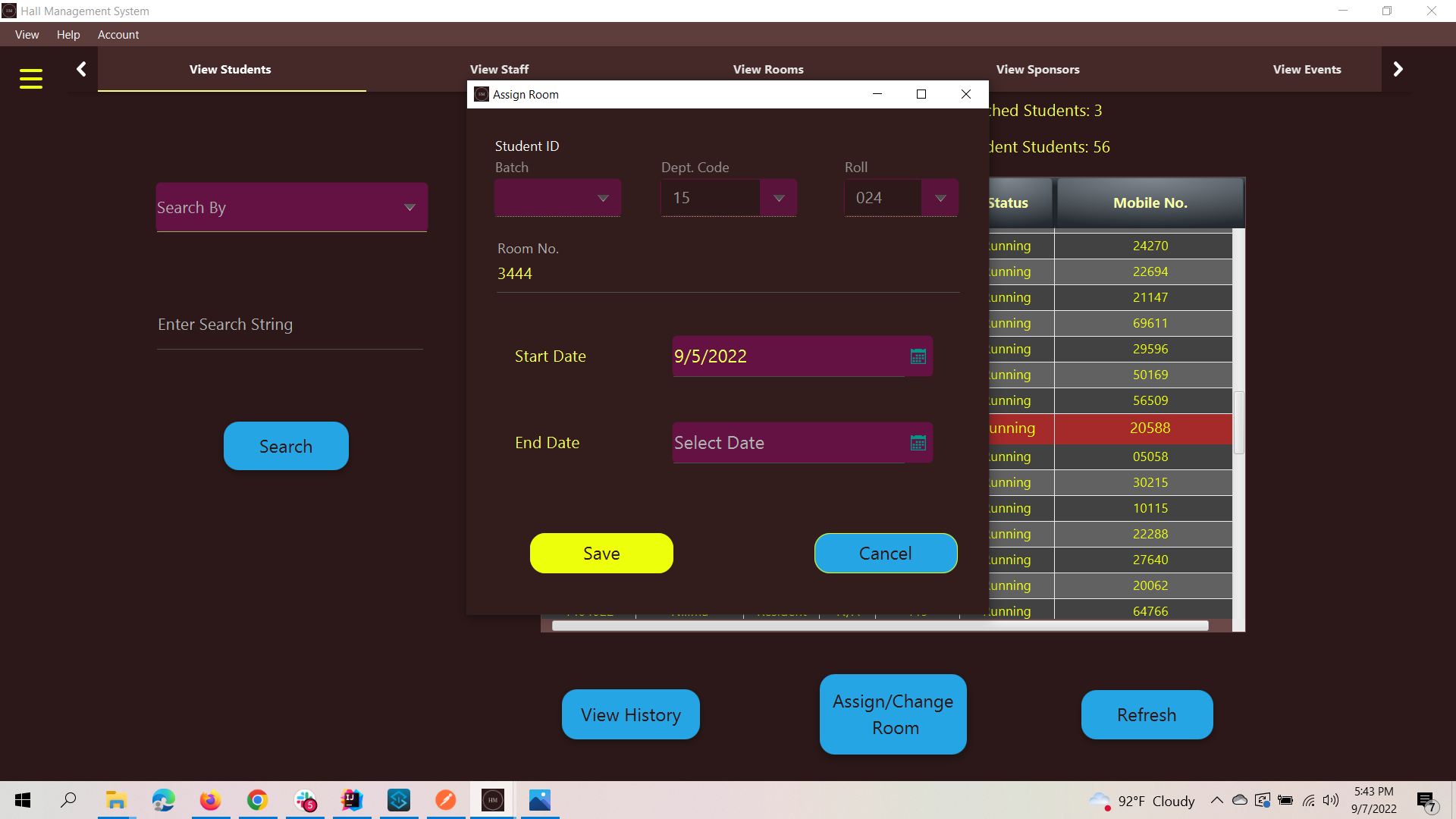 GitHub - bPapan/Residential-Hall-Management-System: A Java project for ...