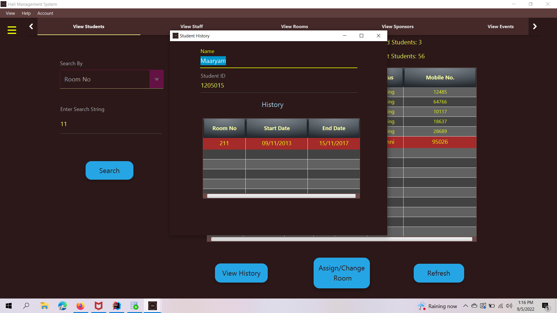 GitHub - bPapan/Residential-Hall-Management-System: A Java project for ...