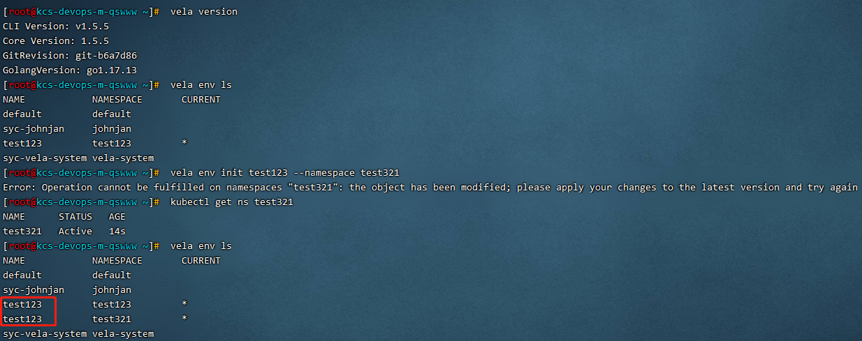 It Does Not Check The Same Name For Vela Env Init · Issue 4793 · Kubevelakubevela · Github 
