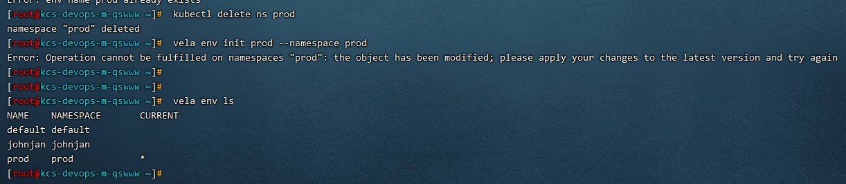 [Bug] 'vela env init' occasionally reports an error · Issue #4929 · kubevela/kubevela · GitHub