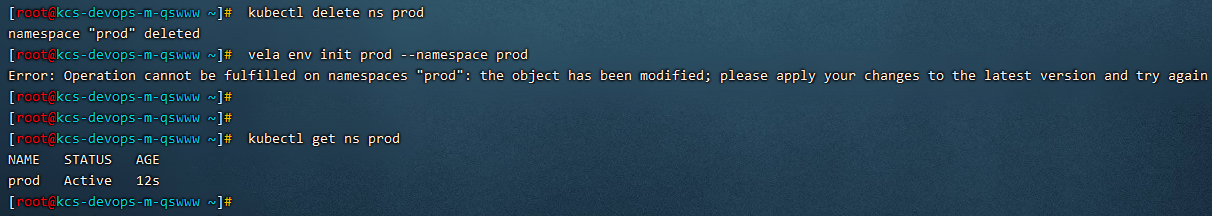 [Bug] 'vela env init' occasionally reports an error · Issue #4929 · kubevela/kubevela · GitHub