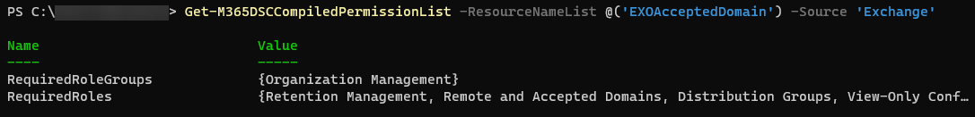 Get-M365DSCCompiledPermissionList cannot find parameter name "Source ...