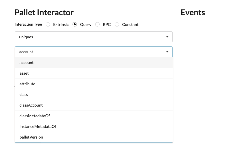 Question： Get stucked in developing after finish tutorials, closely related to pallet_uniques ...