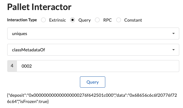 Question： Get stucked in developing after finish tutorials, closely related to pallet_uniques ...