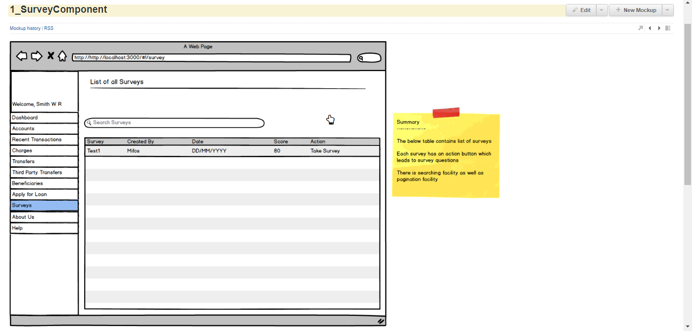 Add Surveys Component · Issue #13 · openMF/online-banking · GitHub