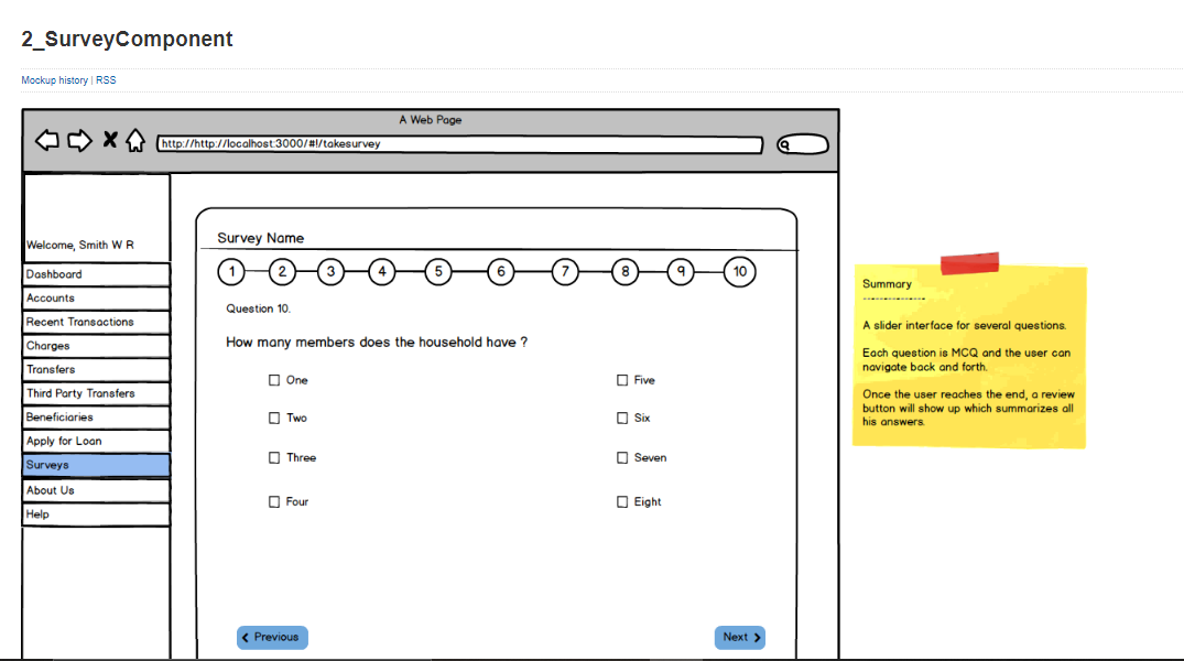 Add Surveys Component · Issue #13 · openMF/online-banking · GitHub