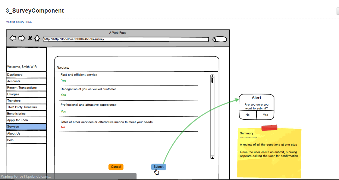 Add Surveys Component · Issue #13 · openMF/online-banking · GitHub