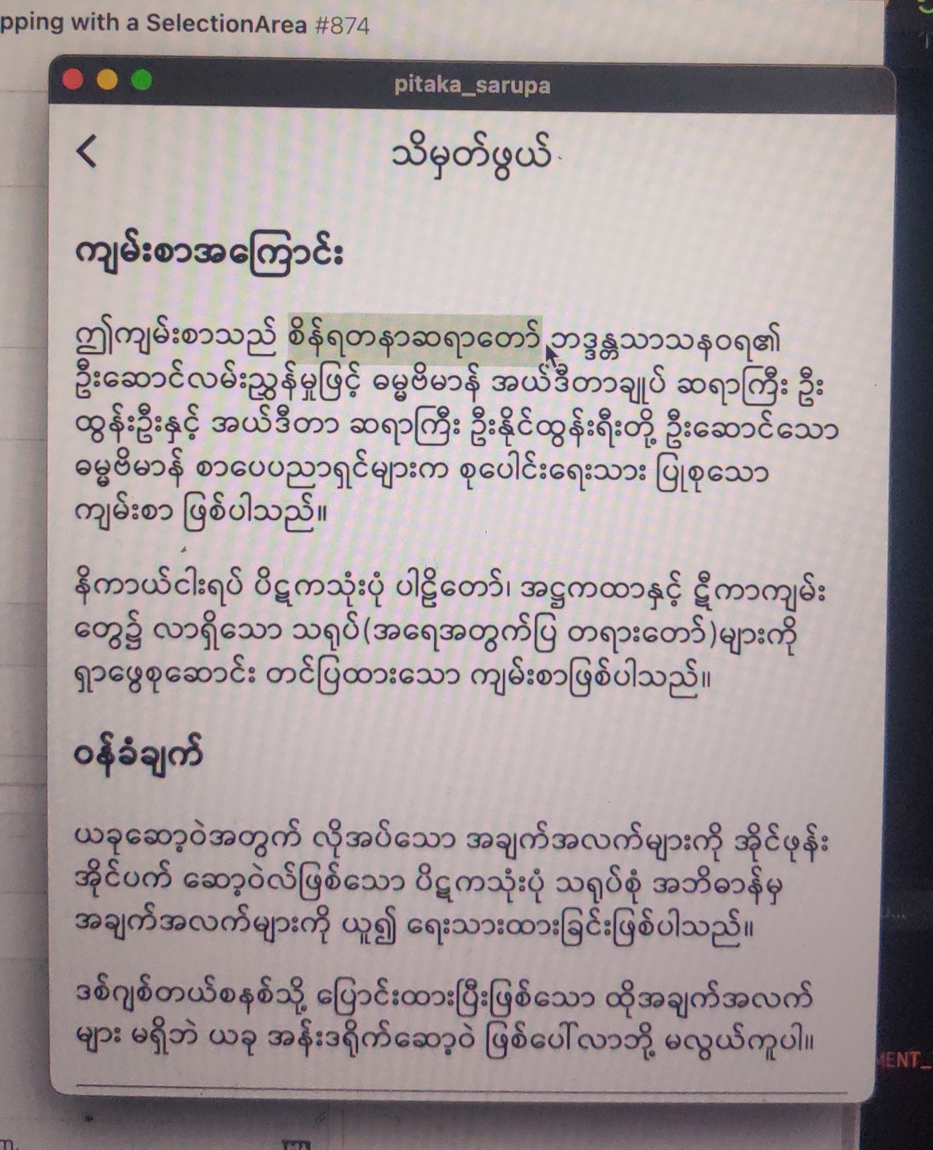 the cursor shape does not appear correct when wrapping with a SelectionArea · Issue #874 ...