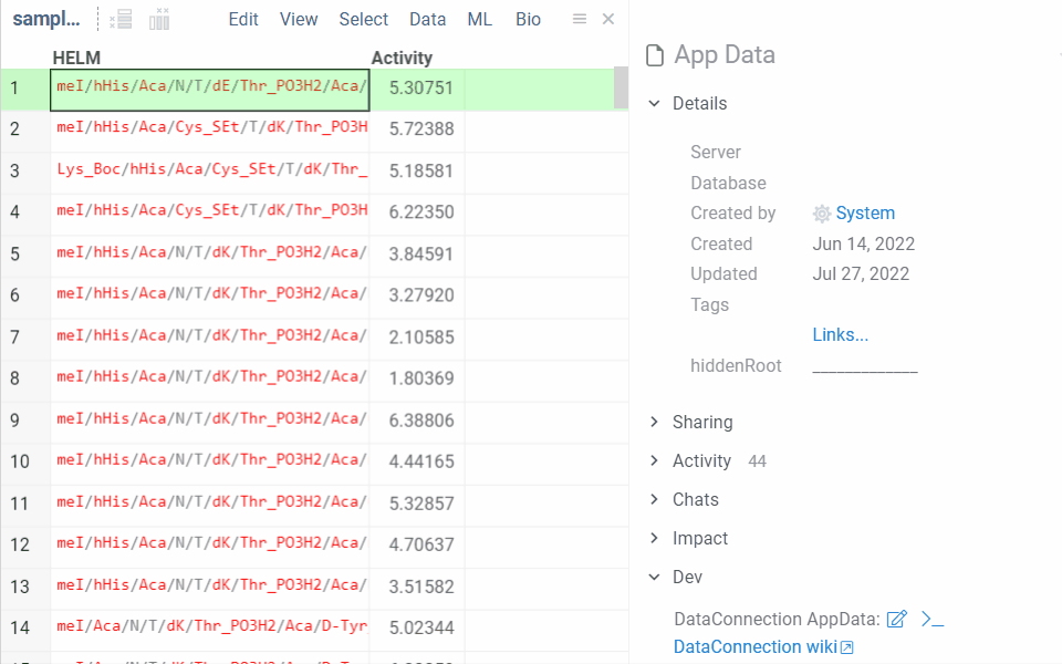 The Helm monomer library is not loading (Helm data does not render) until showing the panel ...