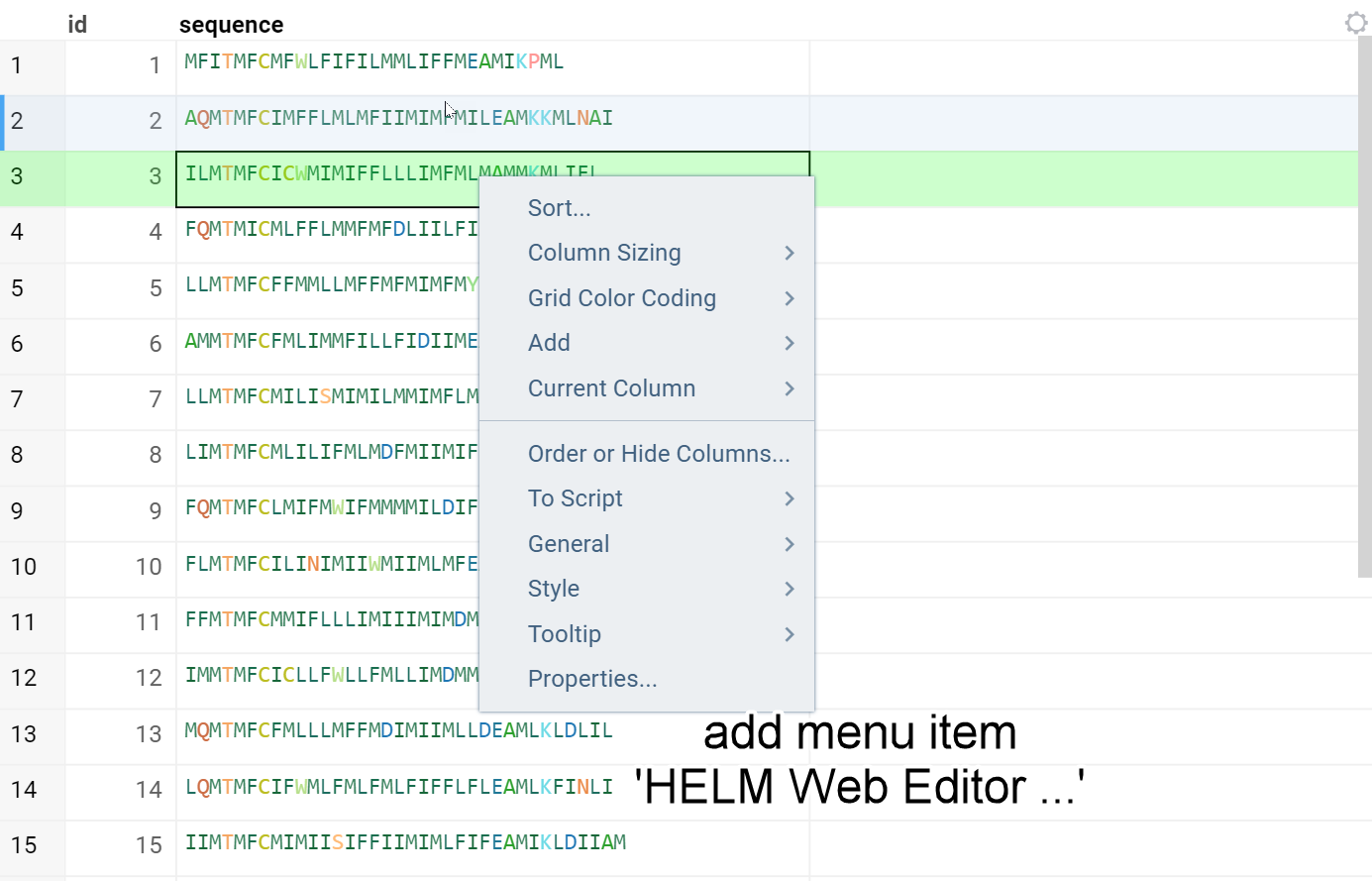 Bio: detectors and rendering sequences with HELM WE · Issue #752 · datagrok-ai/public · GitHub