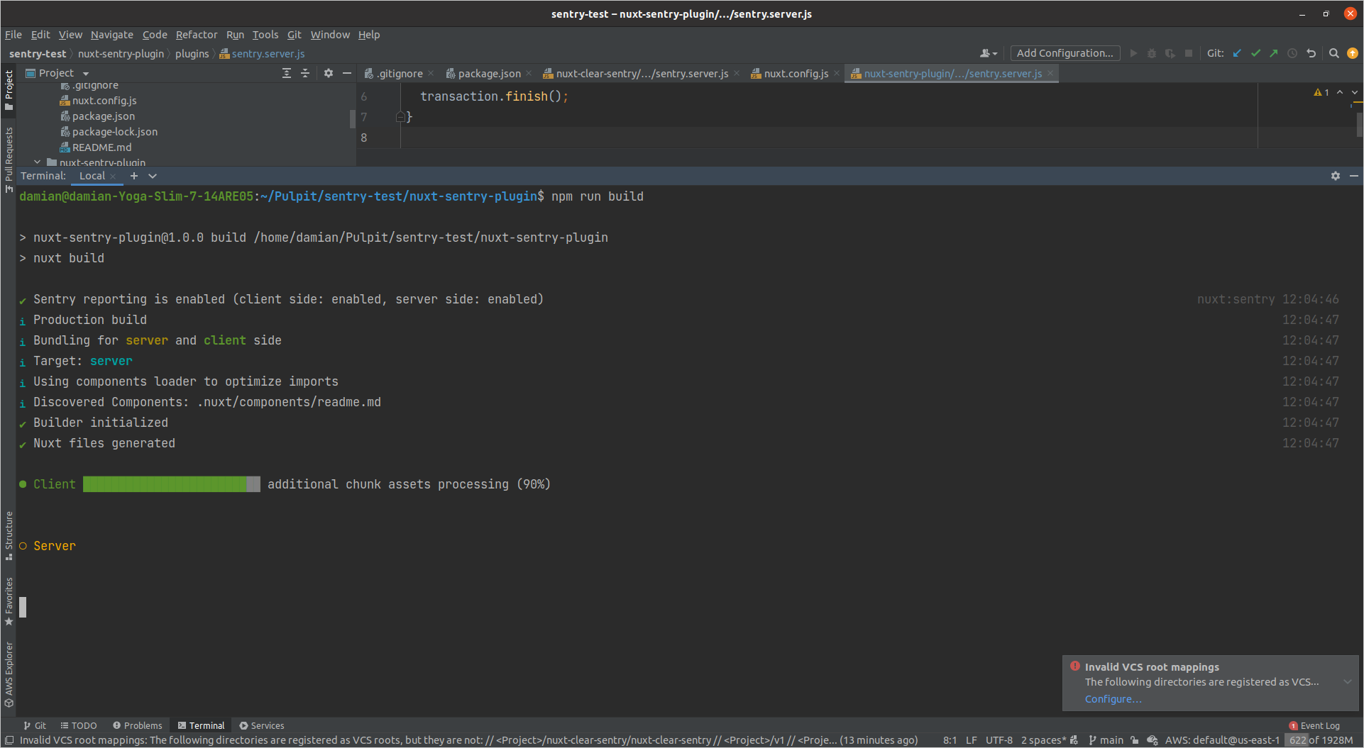 Sentry performance transaction didn't captured from node · Issue #371 · nuxt-community/sentry ...
