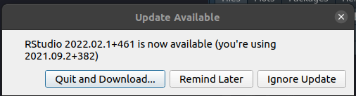 RStudio unable to detect new release · Issue #10745 · rstudio/rstudio · GitHub