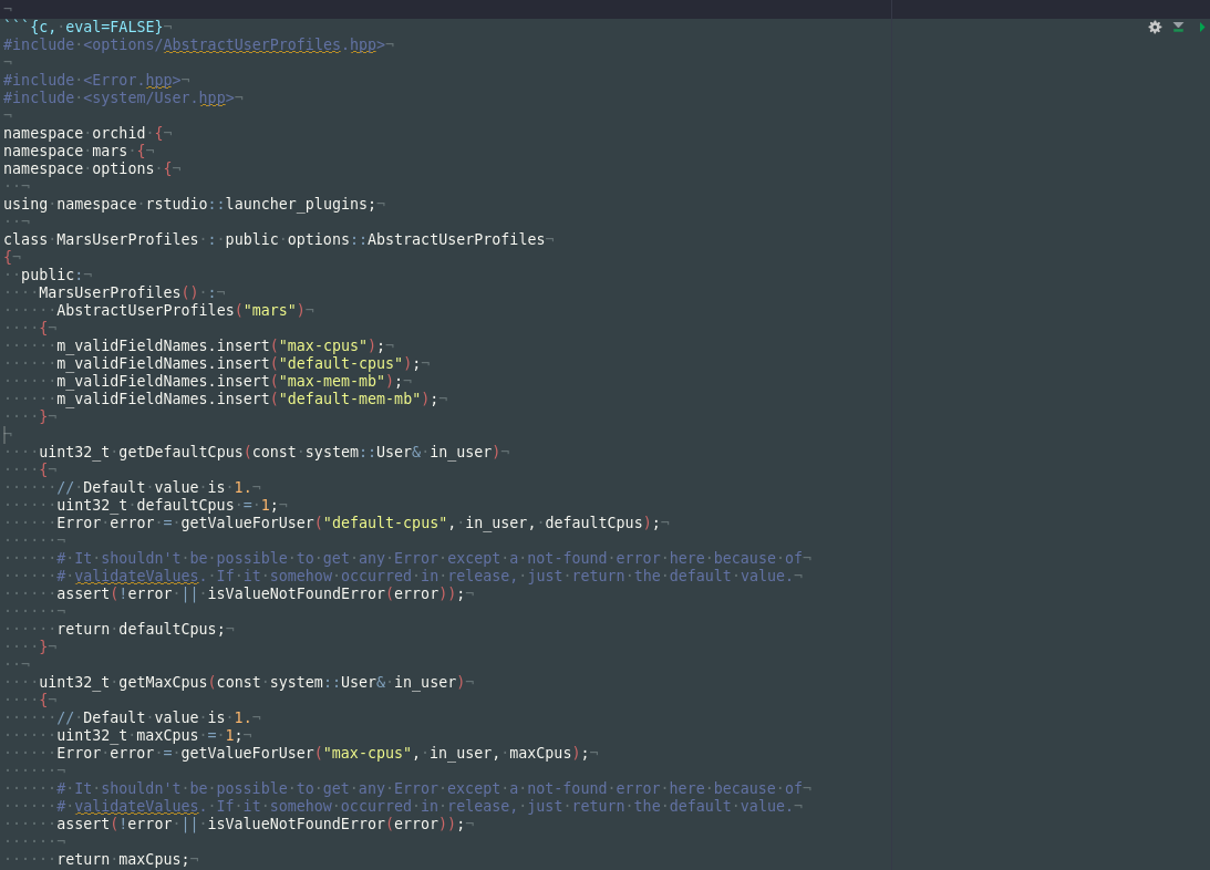 RMarkdown doesn't recognize C comments in code chunk · Issue #6458 ...