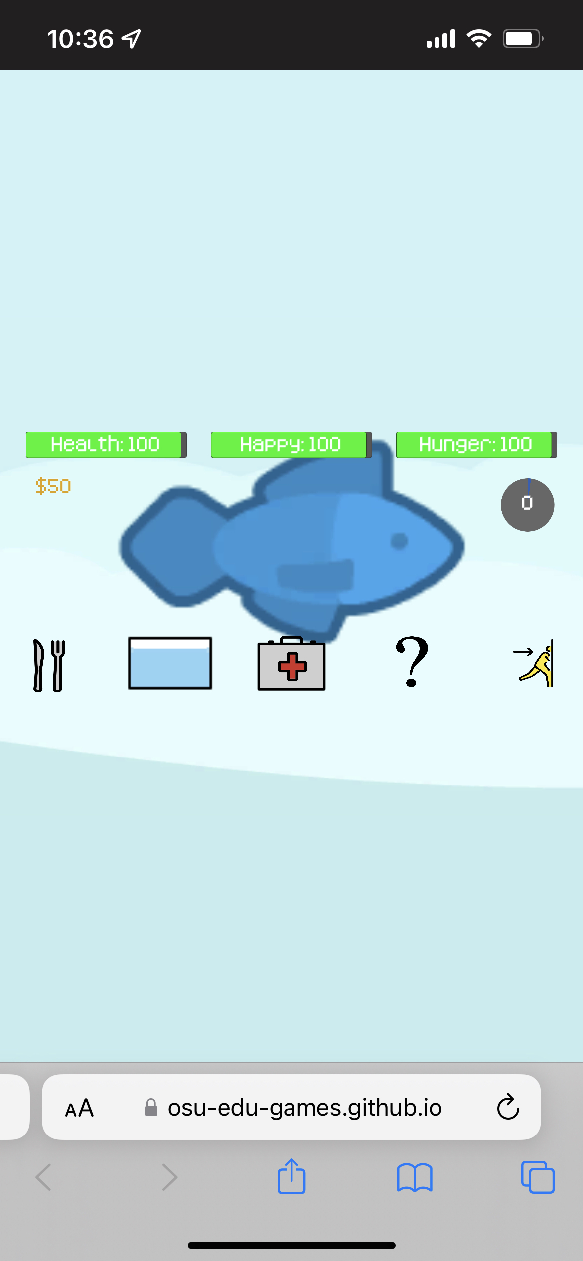 Fish sprite does not scale proportionately to screen size on different ...