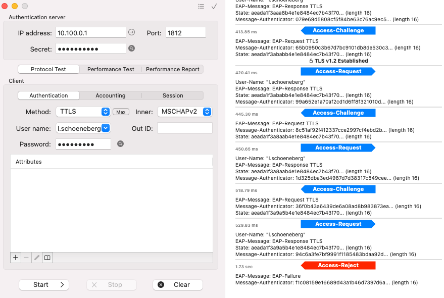 net/freeradius: request fails | FreeRADIUS (TTLS - MSCHAPv2) with Ubiquiti Unify AP · Issue ...