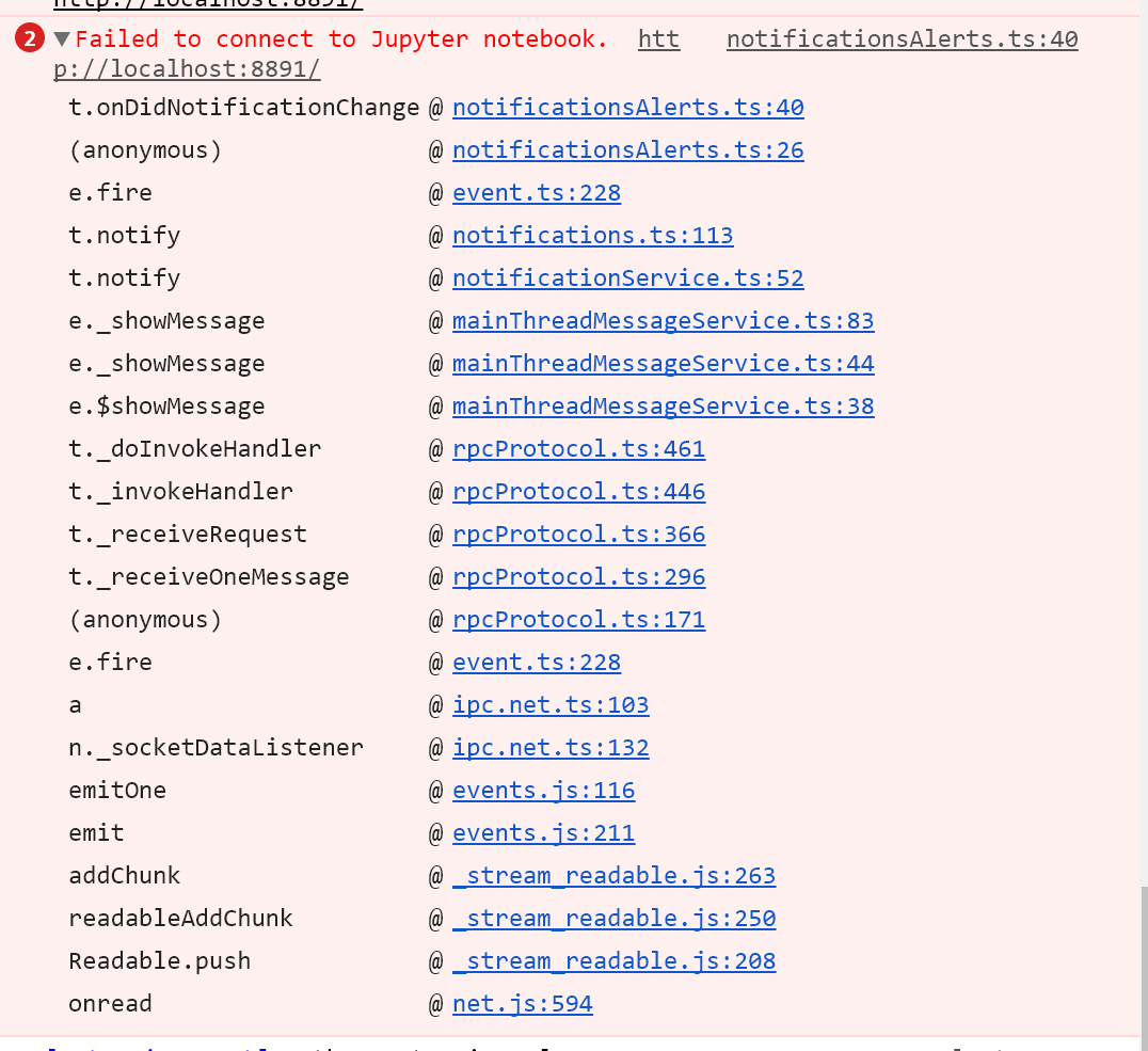 Failed To Connect To Jupyter Notebook · Issue 3729 · Microsoftvscode Jupyter · Github 2788