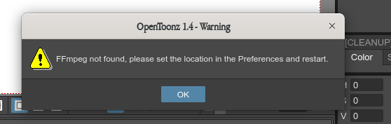 FFMPEG not found by OpenToonz on Ubuntu · Issue #9 · snapcrafters/opentoonz · GitHub