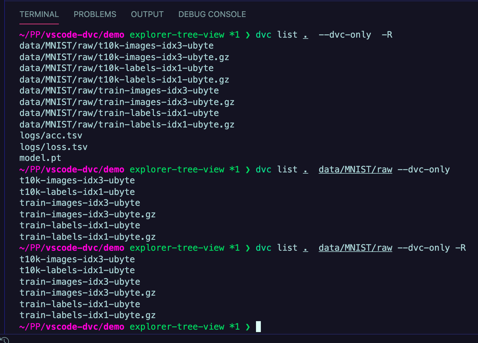 Add DVC Tracked Files to Explorer Sidebar (even when only available on remote) · Issue #176 ...