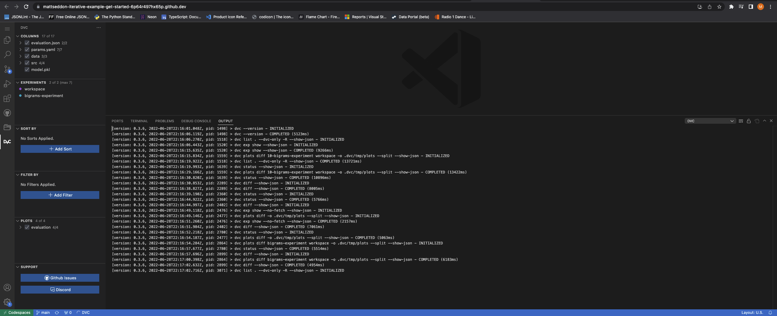 Dvc Not Detected Automatically By The Extension · Issue 1955 · Iterative Vscode Dvc · Github