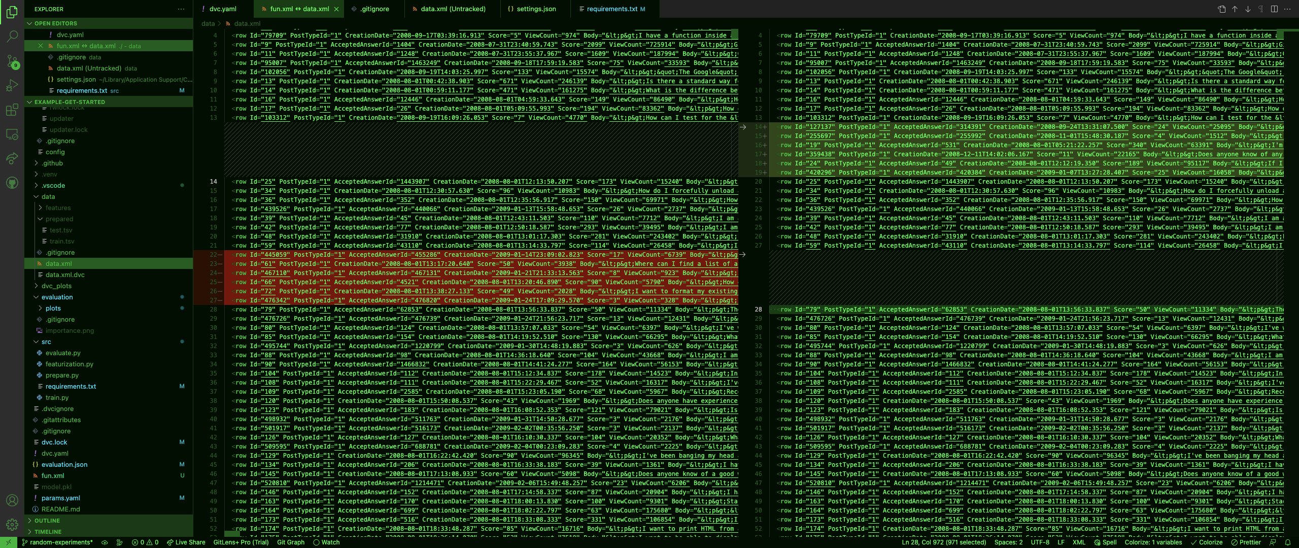 Auto resolve merge conflicts in dvc metadata · Issue #8233 · iterative/dvc · GitHub