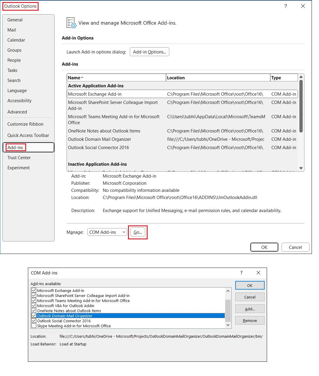 GitHub - UbhiTS/outlook-domain-mail-organizer: Microsoft Outlook plugin ...