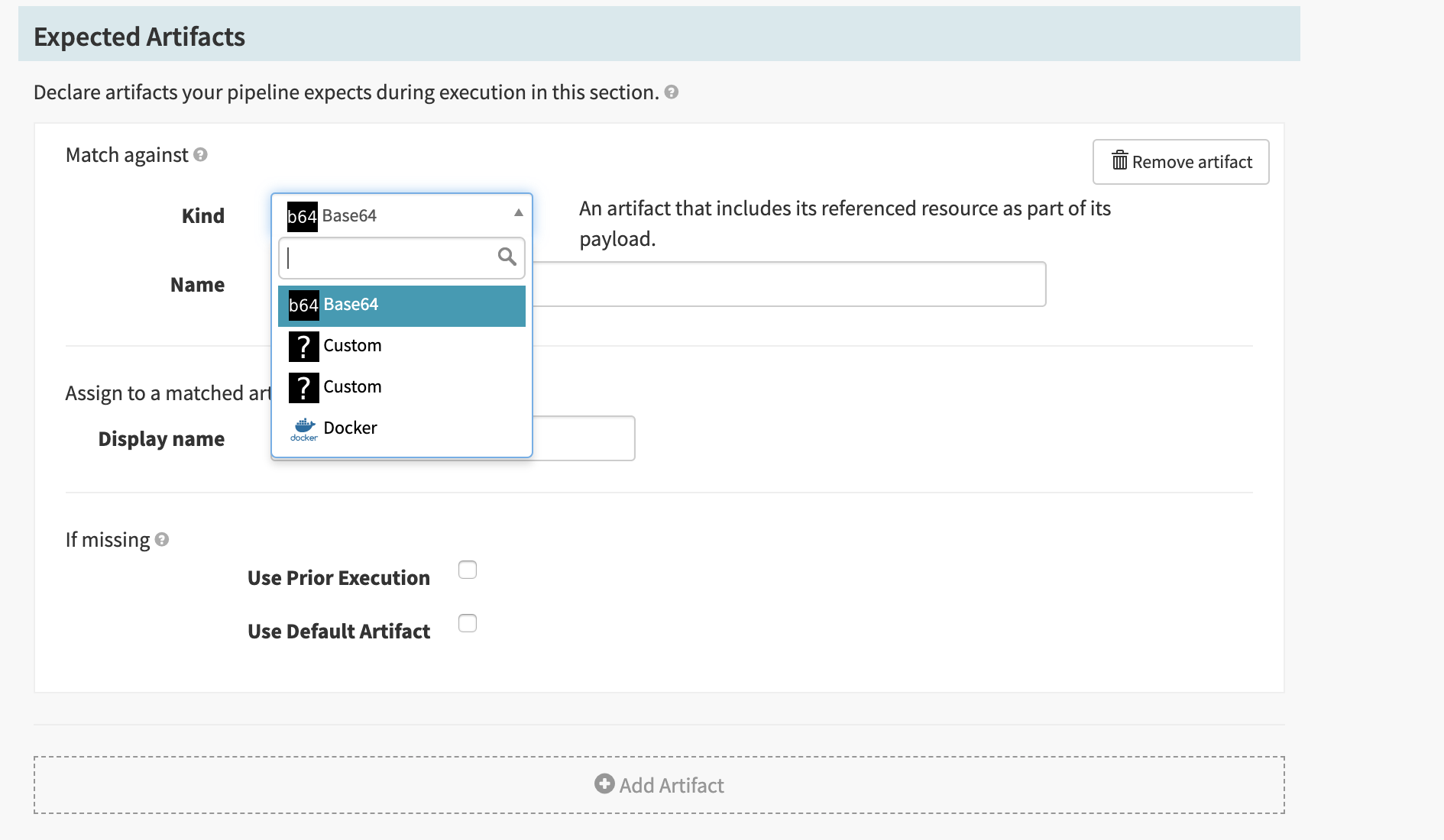 All enabled expected artifacts are not showing · Issue #5027 · spinnaker/spinnaker · GitHub