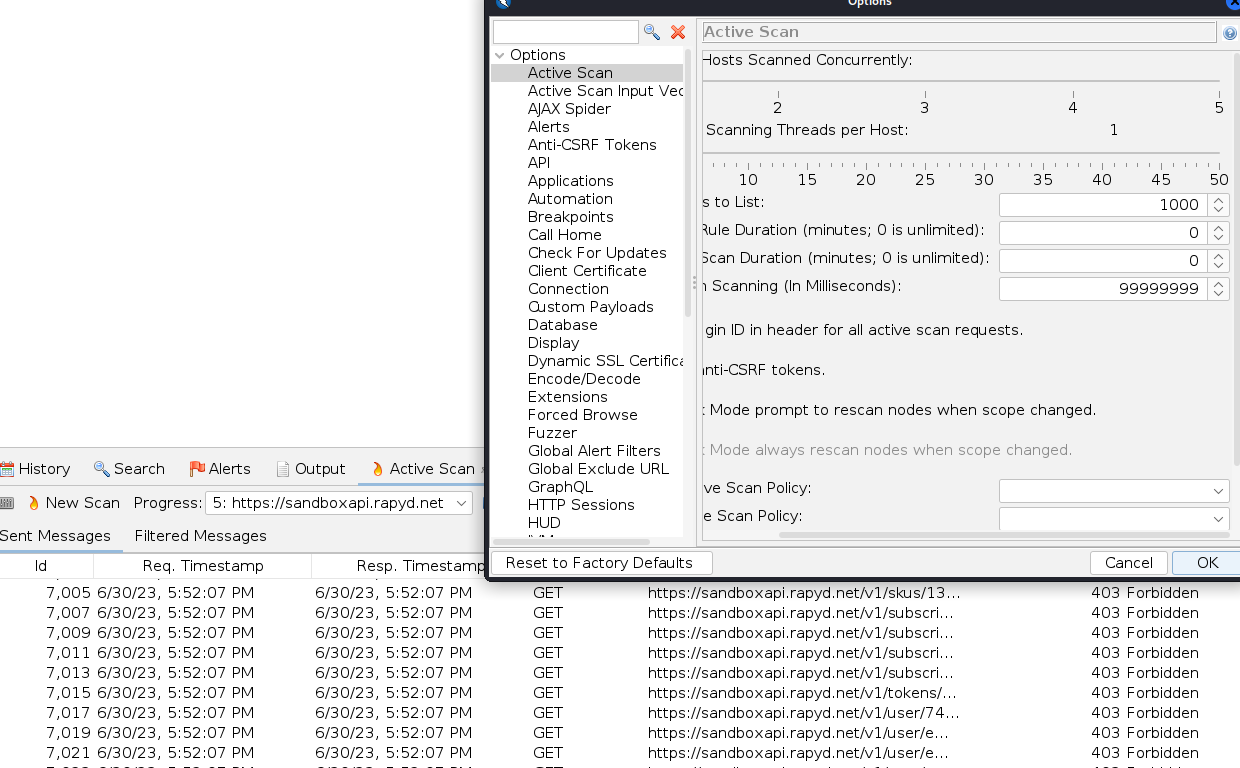 Delay When Scanning has no effect · Issue #7929 · zaproxy/zaproxy · GitHub