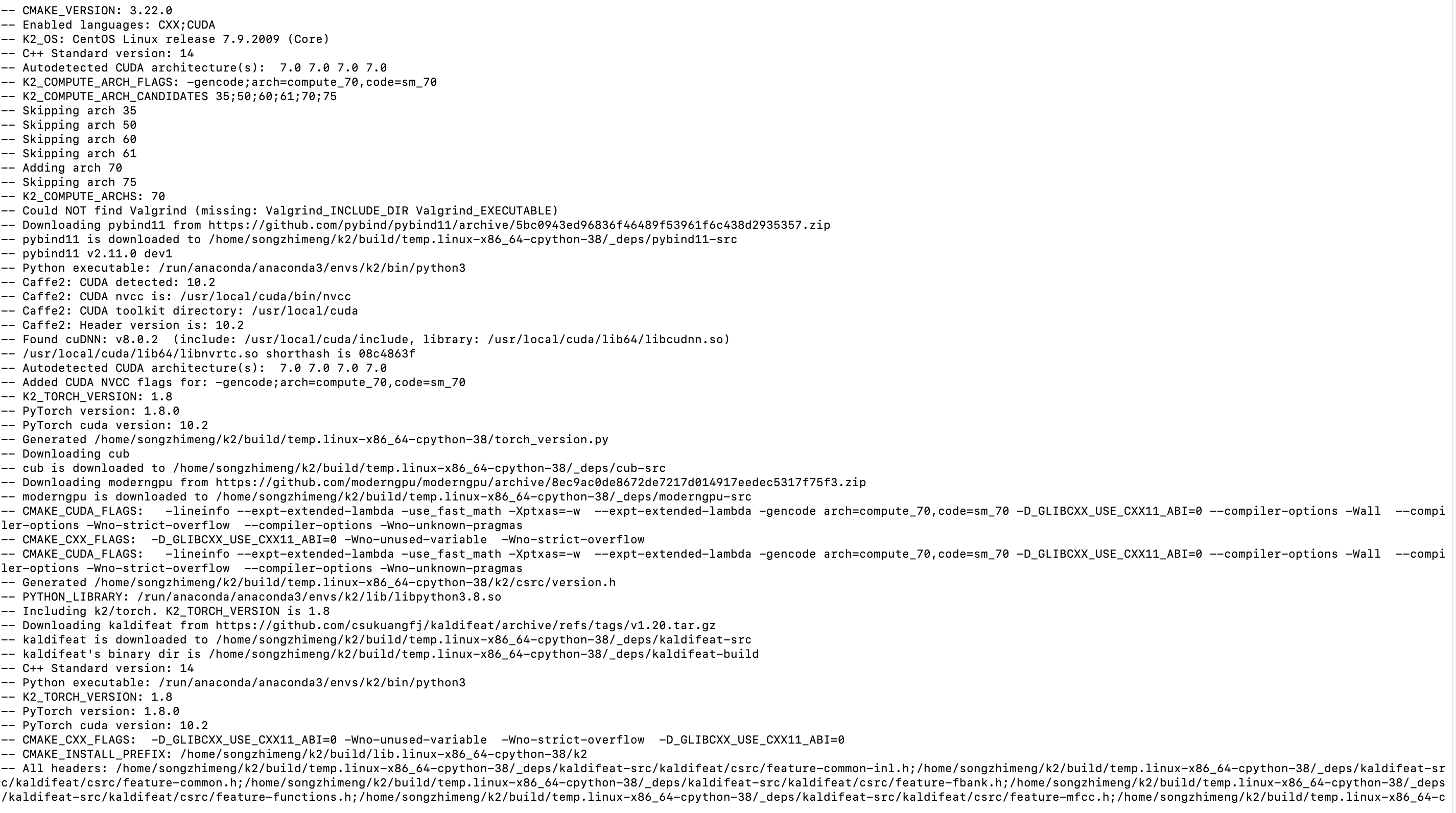 源码编译k2出现错误 · Issue 877 · K2 Fsaicefall · Github