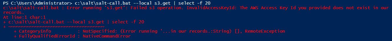 Reopen Windows Minion That Has IAM Role Cannot Access to S3 · Issue ...